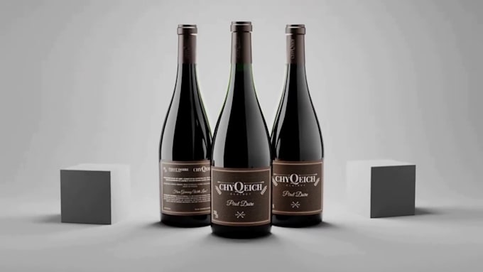 Create 3d product renders with package, label design and animation in ...