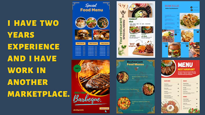 Create amazing food flyer desing and food menu desing by Tuli00 | Fiverr