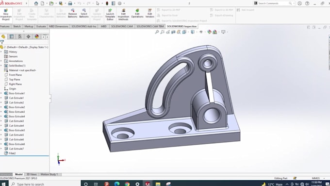 Make simple 3d cad model design parts by Zainriasat | Fiverr