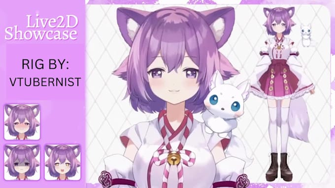Draw and rig live2d model, anime model, live2d character model by ... Draw and rig live2d model, anime model, live2d character model by ...