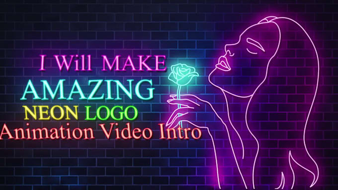 Create an amazing neon logo animation video intro by Studio_dil | Fiverr