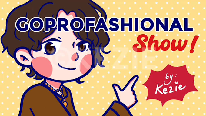 Create cute kawaii custom youtube intro outro animation, trailer, anime ...