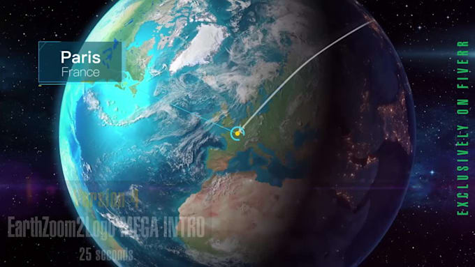 Create a earth zoom intro to your location in 4k ultra hd by Numediaja ...