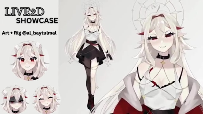 Design and rig 2d vtuber model, live2d design, anime vtuber for ...