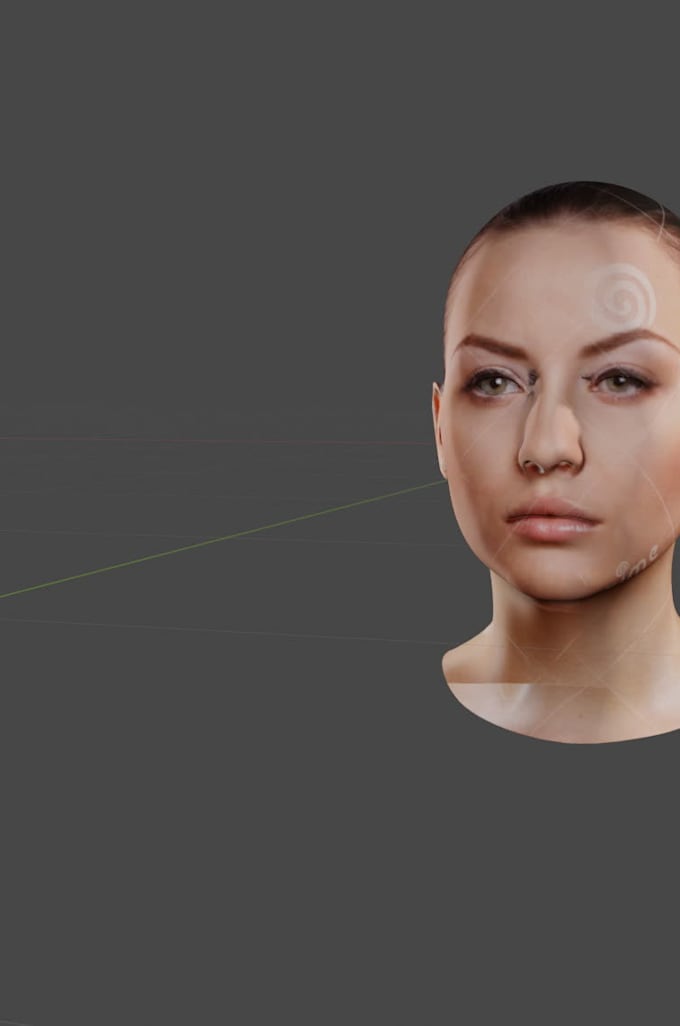Create 3d face model from photo by Clemzouzou | Fiverr