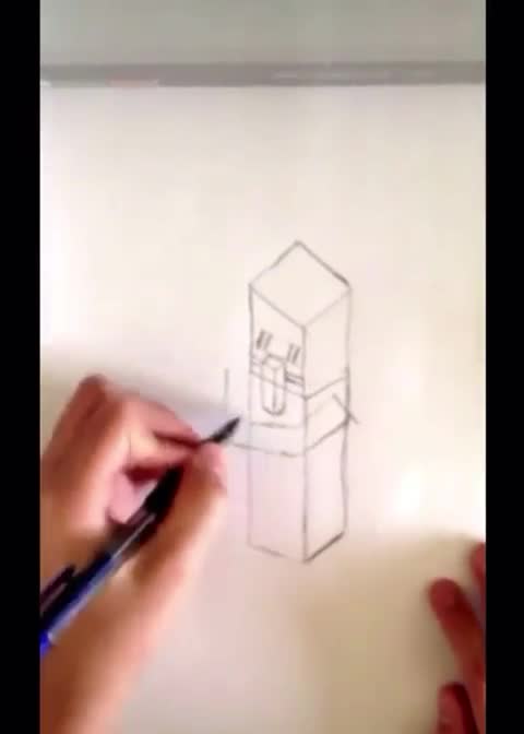 Draw minecraft characters and items by Ranfast4u | Fiverr