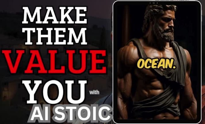 Make captivating animated ai generated stoic history video stoicism ...