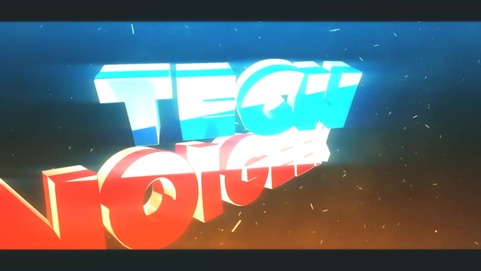 Make a 3d youtube channel intro by Techno1geek | Fiverr