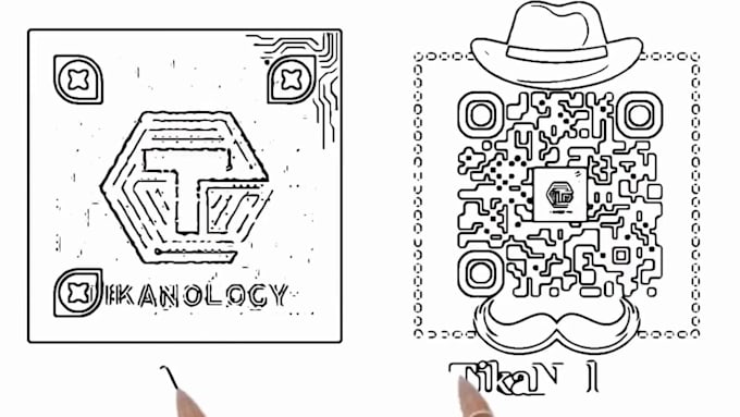 Design rare qr code by Tikanology | Fiverr