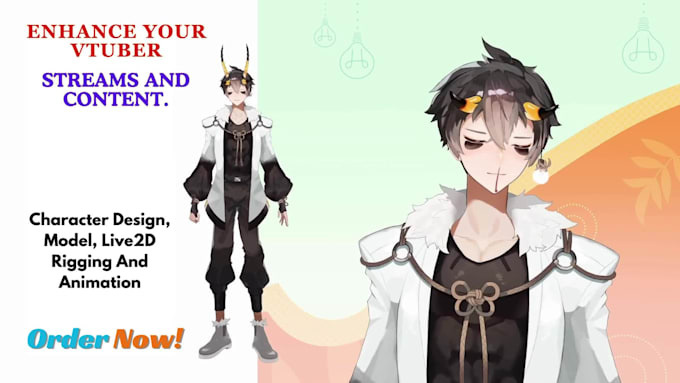 Do a custom live2d rigging, vtuber animation, nsfw animation, vtuber ...