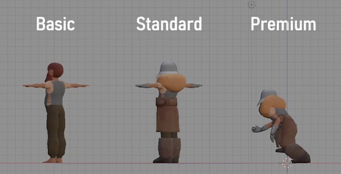 Create a 3d character model for your video game by Alise_mcnair | Fiverr