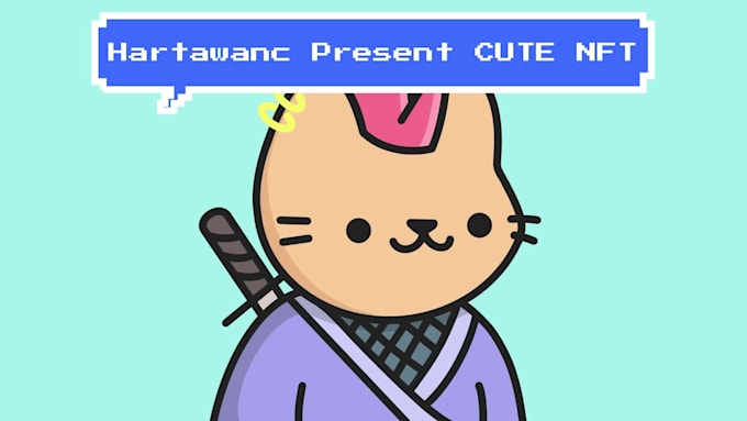 Do a cute nft art that you can sell as a collectible by Hartawanc | Fiverr