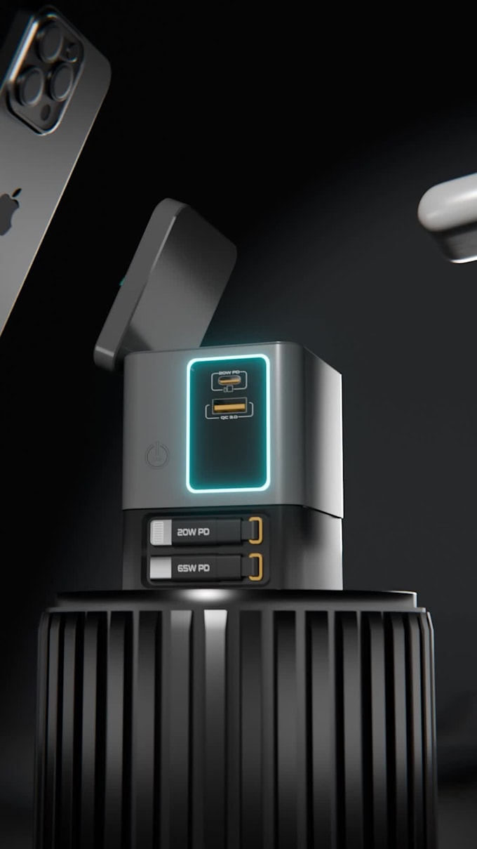 Create a realistic 3d product model with animation and deliver reusable ...