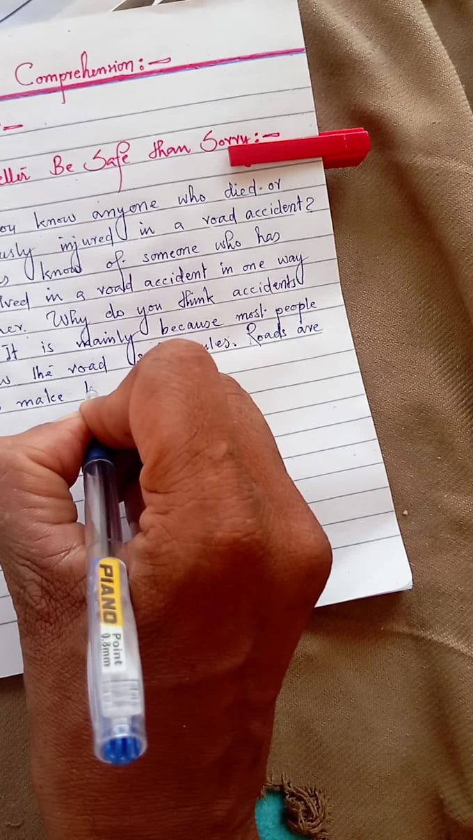Write beautiful neat clean hand writing for you by Abdulwajid1979 | Fiverr