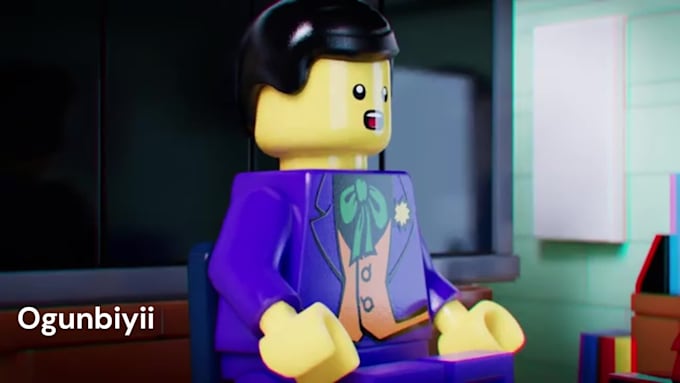 3d lego animation 3d lego character animation 3d lego stop motion ...