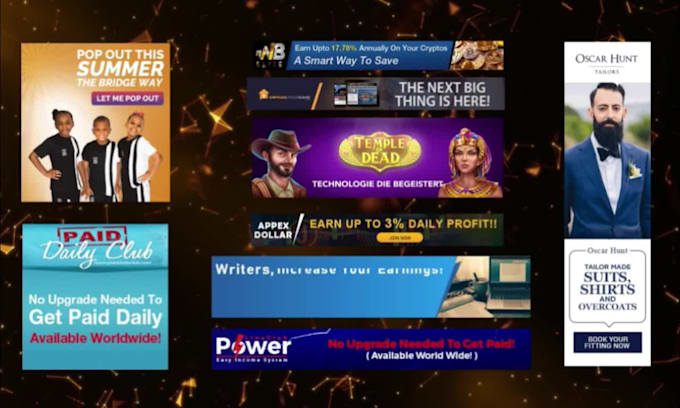 Create an animated gif and banners for you within 24 hours by Jannatunf ...