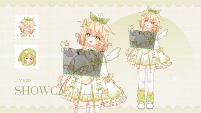 Draw nsfw live2d vtuber model rig live2d vtuber model live2d vtuber ...