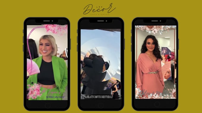 Design 360 photo booth template overlays fast by Lpfdecor | Fiverr