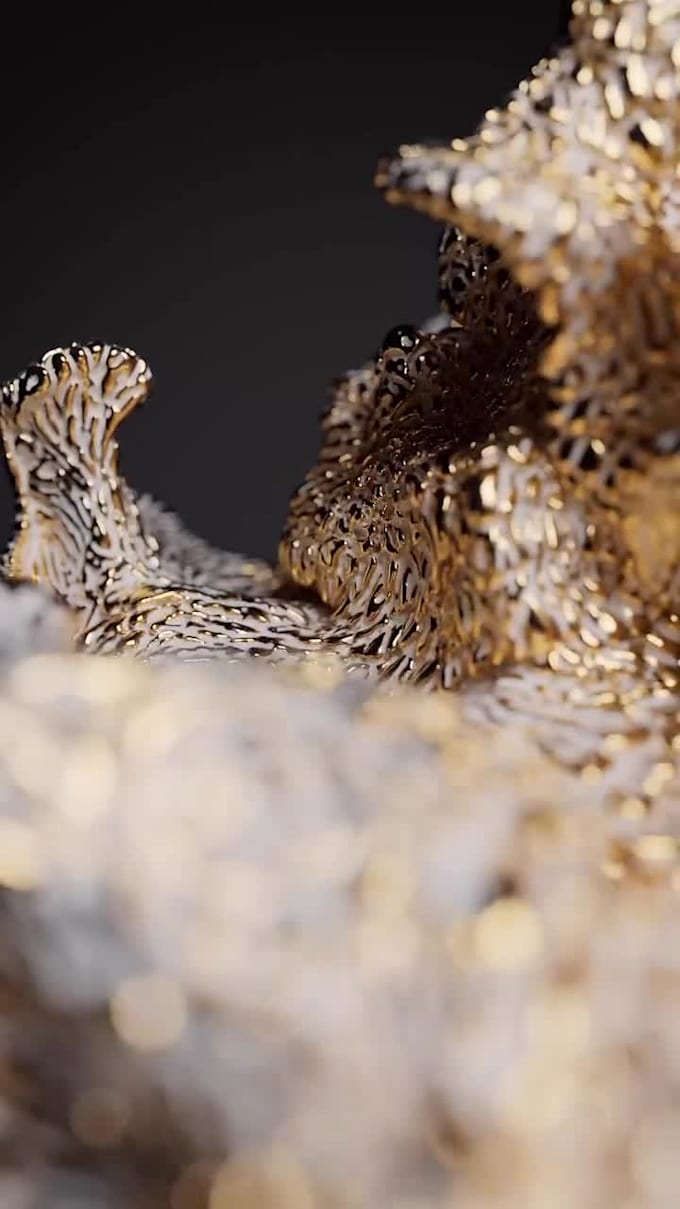 Do 3d fluid animation abstract animation houdini motion graphics loop ...