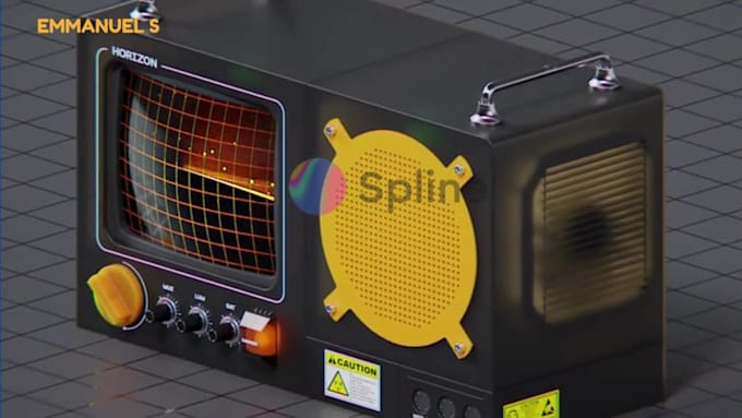 Create a fantastic 3d design and visuals using spline framer by ...