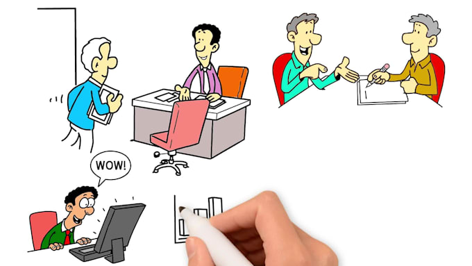 Create an eye catching doodle whiteboard animation by Animazingart | Fiverr