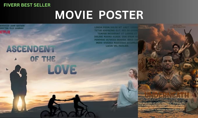 Design professional movie poster by Minahilasif996 | Fiverr