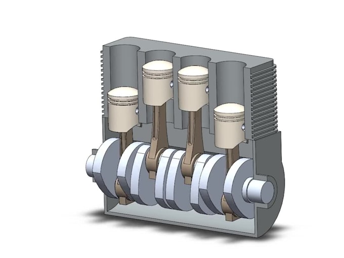 Do a mechanical design of 3d part and assembly on solidworks by ...
