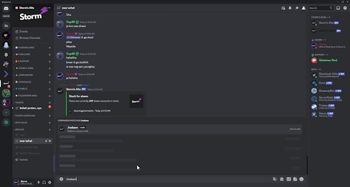Create A Custom And High Quality Discord Bot With Or Without Slash Commands By Stormsalts Fiverr 6712