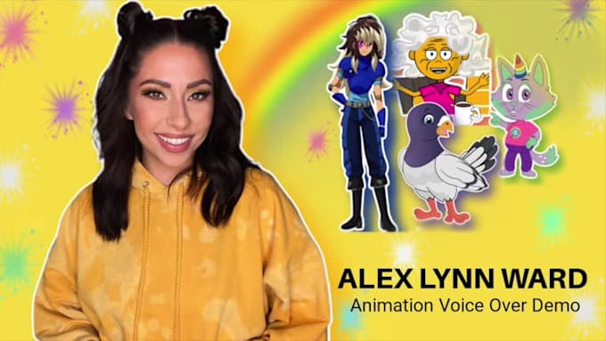 Record cartoon and animation character voice overs by Alexlynnward | Fiverr