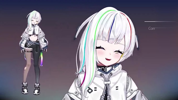 Draw and rig 2d vtuber model live2d rigging anime vtuber commission for ...