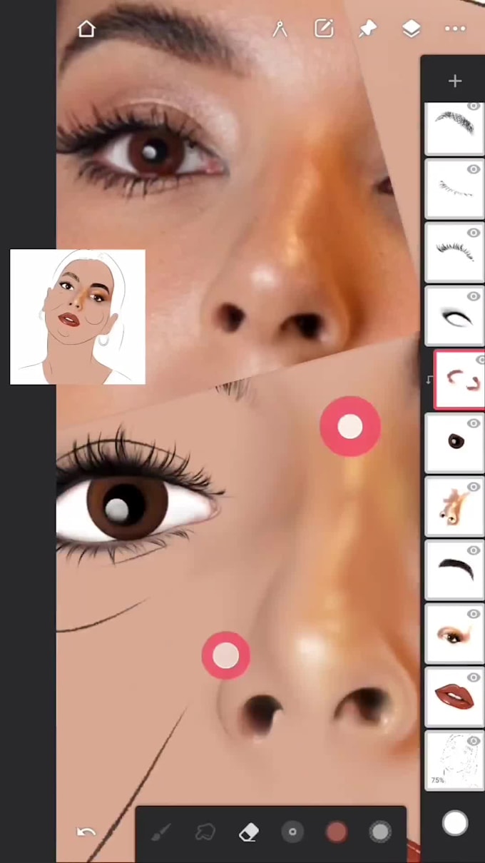 Draw a realistic digital painting from your photo by Muhammadbiagi | Fiverr
