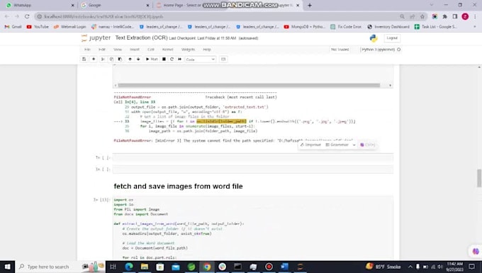 Extract text from images, pdf and other formats using ocr with python by Zubairfayyaz1 | Fiverr