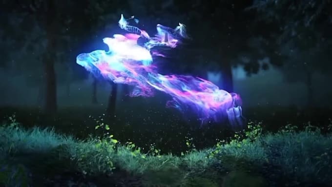 Visual effect to film shot compose vfx effect add particles effect ...