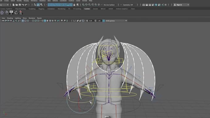 Advance character rig compatible with mixamo, blender, maya by ...