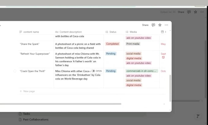 Do custom notion database template notion tracker landing page notion ai mail by Pheebs_08 | Fiverr