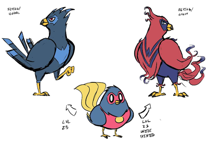 Create fakemon designs for you by Thegobber | Fiverr