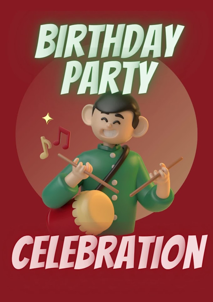 Create an animated poster for any event by Dayday_sh | Fiverr