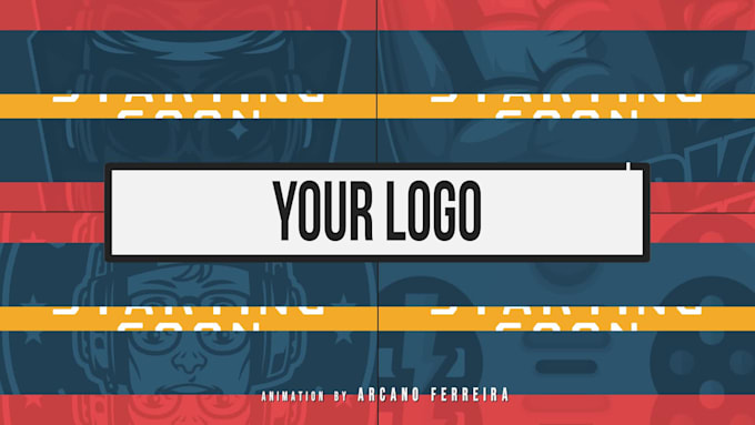 Create a starting soon screen with your logo and countdown by Arcanno ...