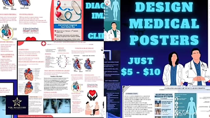 Design medical e posters for you by Vjk_offl | Fiverr