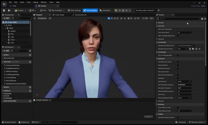 Build a 3d character with 3d rigging and do ai integration for webapp api ue5 by Joefreddie85 ...