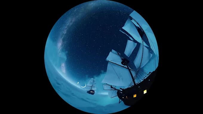 Create fulldome animation for spherical screen by Vilien | Fiverr