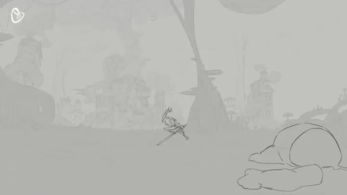 2d line art animation 2d traditional animation flip book hand drawn ...