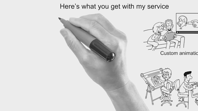 Create doodle whiteboard animation explainer video by Bertrbe | Fiverr