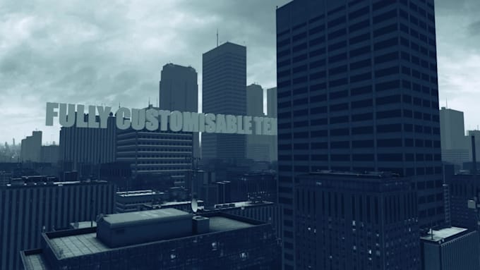 Create a 3d city intro with your text or logo by Elegantfx | Fiverr