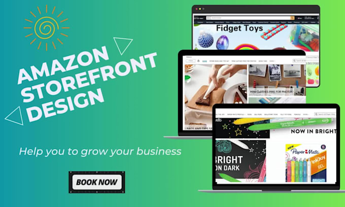 Develop amazon brand storefront and storefront design for you by Muazma ...