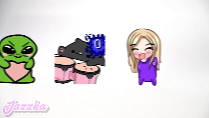 Make custom animated emotes, gif emotes by Jazzka_ | Fiverr