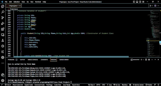 Build custom java desktop app with database integration and gui design by Akashurrehman | Fiverr