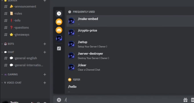 Make a discord bot by Foxbic | Fiverr