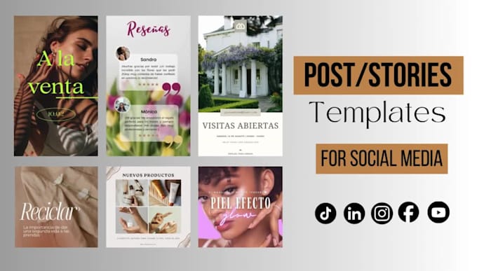 Design unique post and story templates for social media by ...