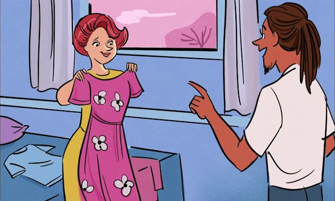 Make a retro cartoon illustration in colors by Antonio_art | Fiverr